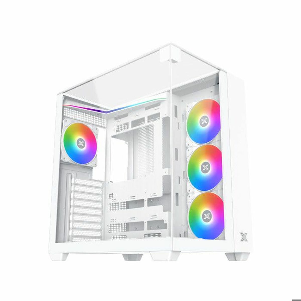 Carcasa ATX Semi-tower Xigmatek Aqua V Blanco - eMAG.ro