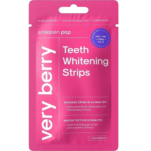 Benzi albire dinti Smilepen Pop, 7 buc, Very Berry - eMAG.ro
