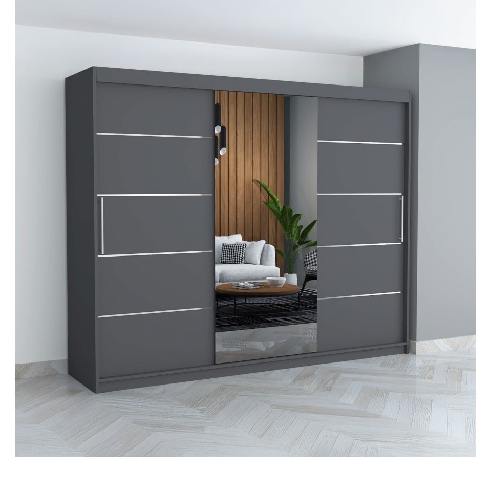 Dressing C03 Celamob Gri 250x200x60 cu usi glisante - eMAG.ro
