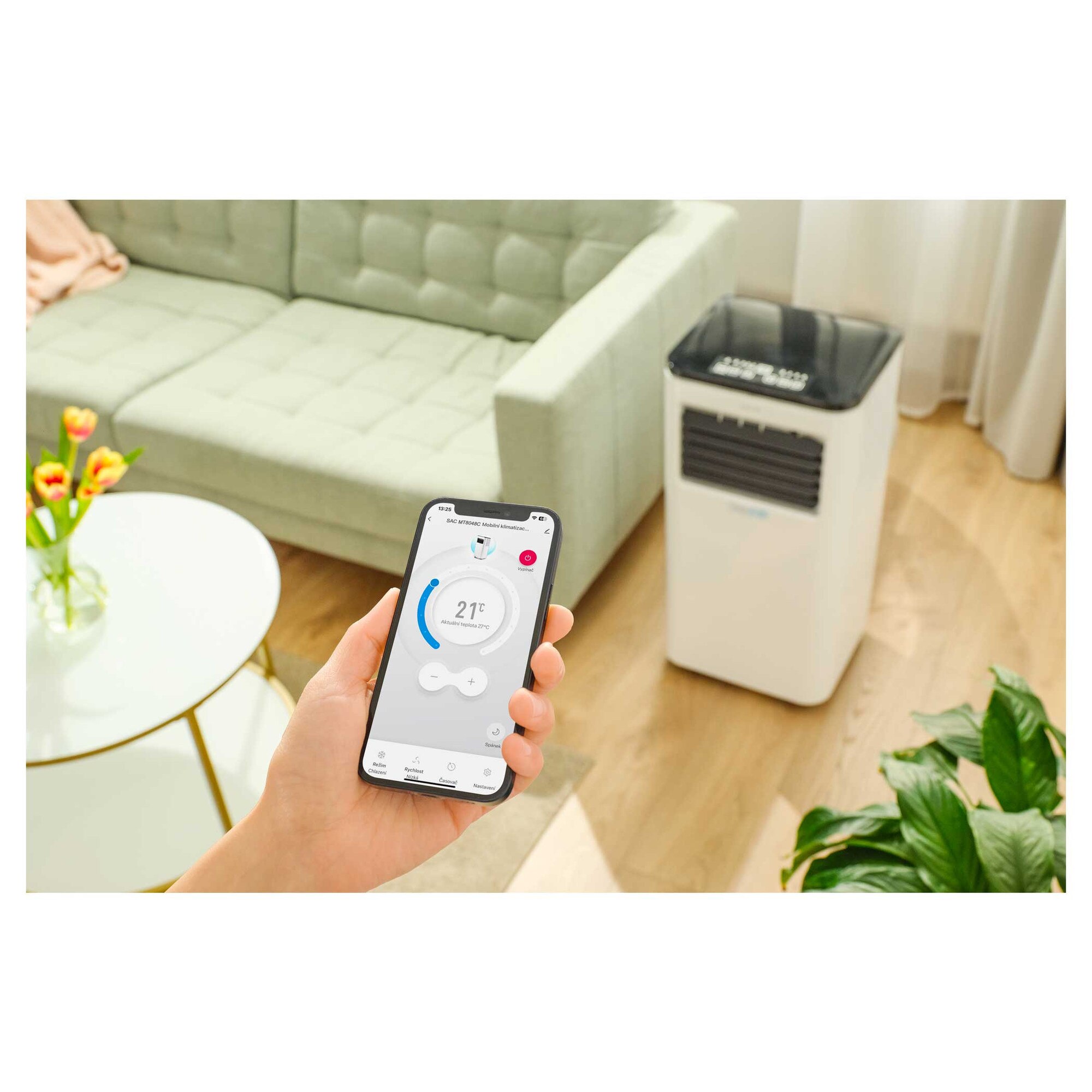 Sencor SAC MT8048C Mobil klíma 8 000 BTU/óra, 3 üzemmód, 2 levegő ...