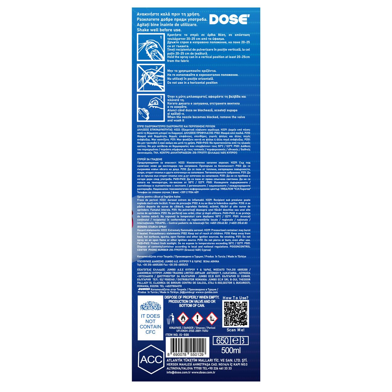 Spray apretat rufe 500ml - eMAG.ro