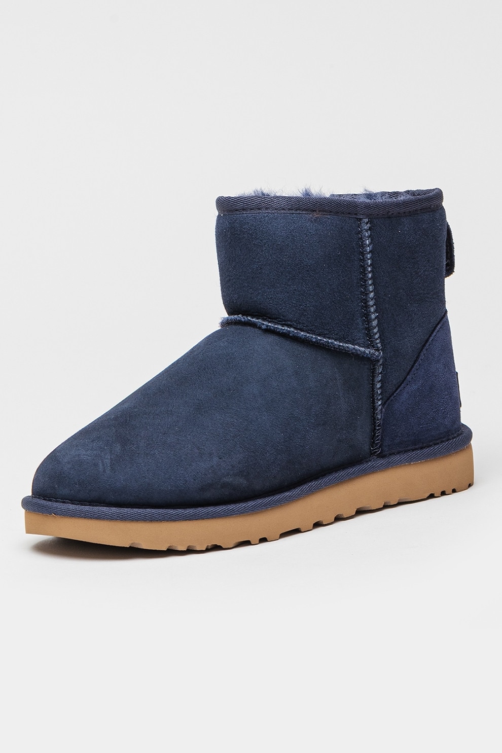 UGG, Ghete slip-on cu finisaj rezistent la apa, din piele intoarsa ...