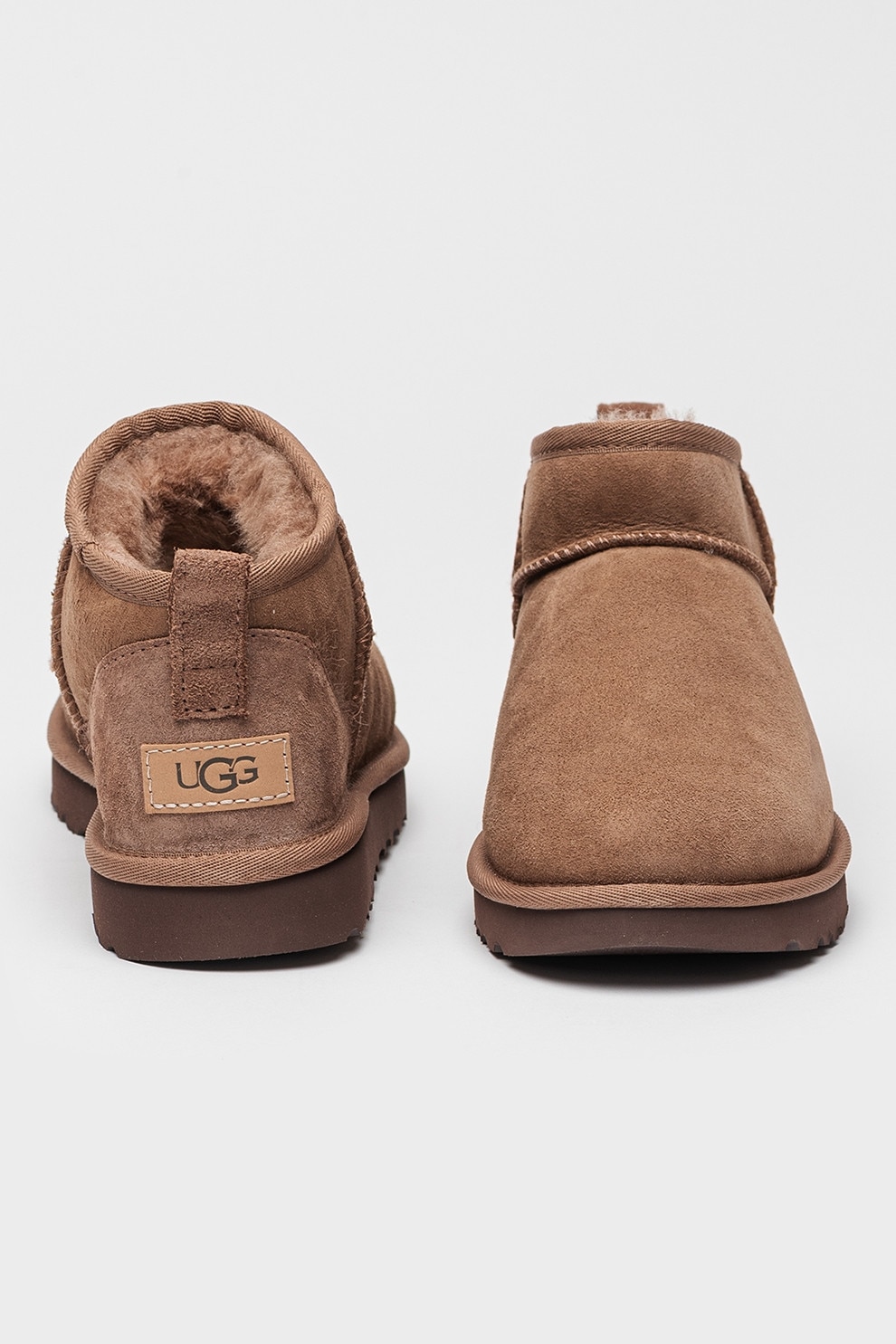 UGG, Ghete slip-on de piele intoarsa cu finisaj rezistent la apa ...