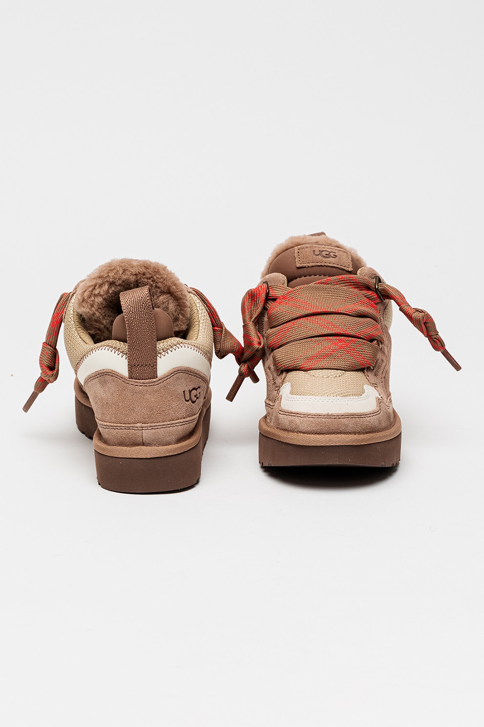 UGG, Pantofi sport cu insertii de piele intoarsa Lowmel - eMAG.ro