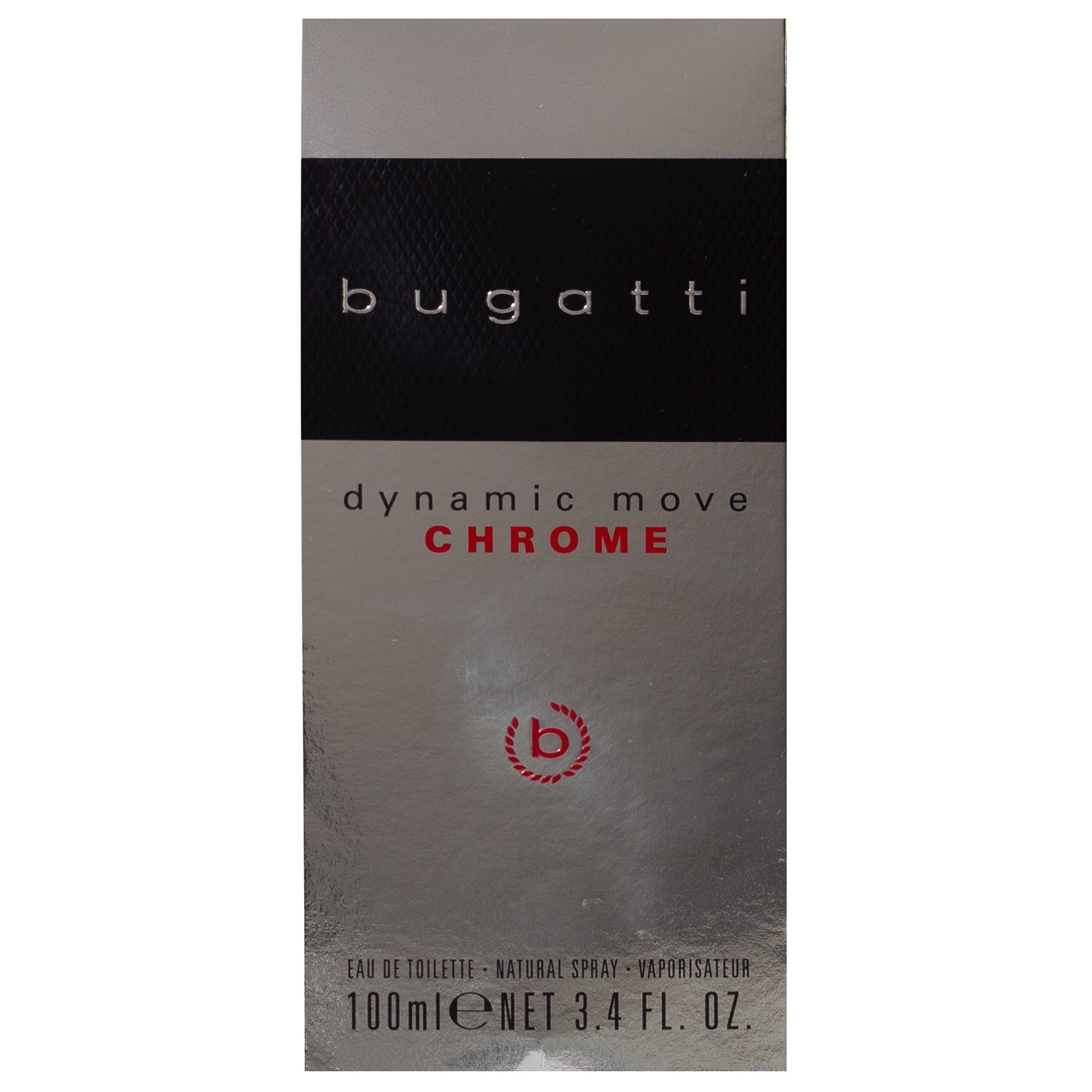 Парфюм Bugatti Dynamic Move Chrome, 100 мл, пикантни и дървесни нотки ...