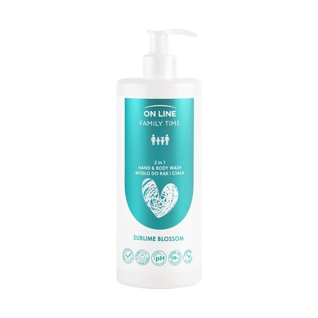 Sapun 2 in 1, On Line, 500 ml, vegan, pH neutru - eMAG.ro