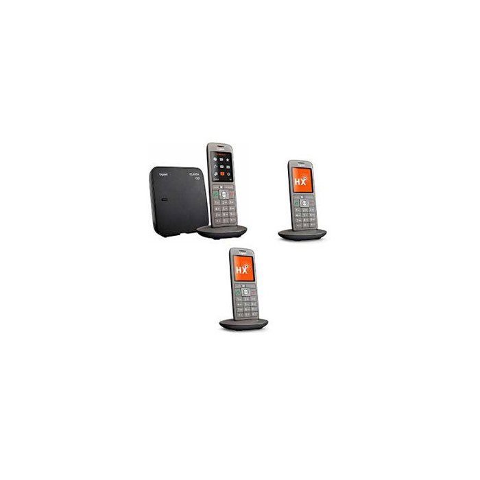 Telefon fix Gigaset CL 660 A Trio, antracit - eMAG.ro