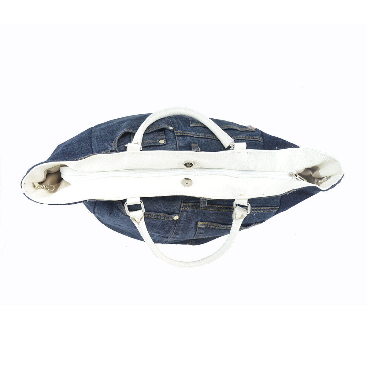 Nagy egyedi táska Jeans s.Oliver & Pelle Bianco - eMAG.hu