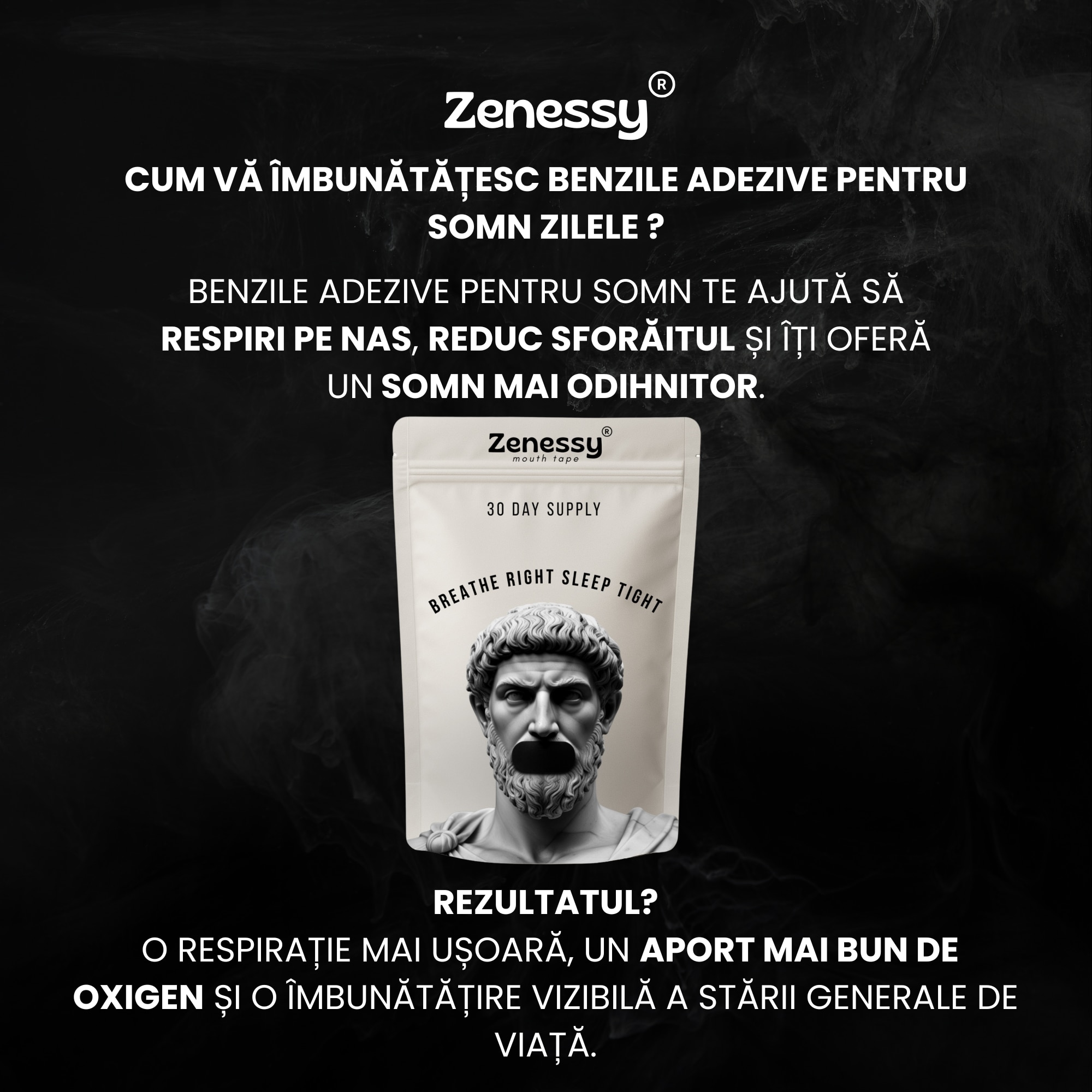 Pachet Zenessy – Banda Nazala (30 buc) + Banda pentru Gura (30 buc ...
