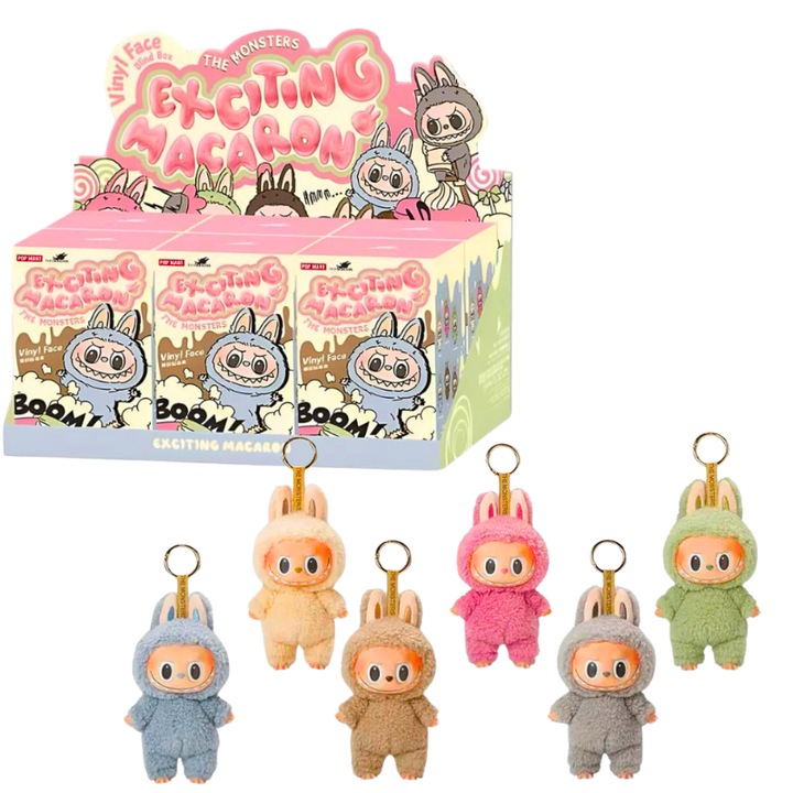 Labubu Exciting Macaron Blind Box 18cm – surpriza dulce, figurina ...