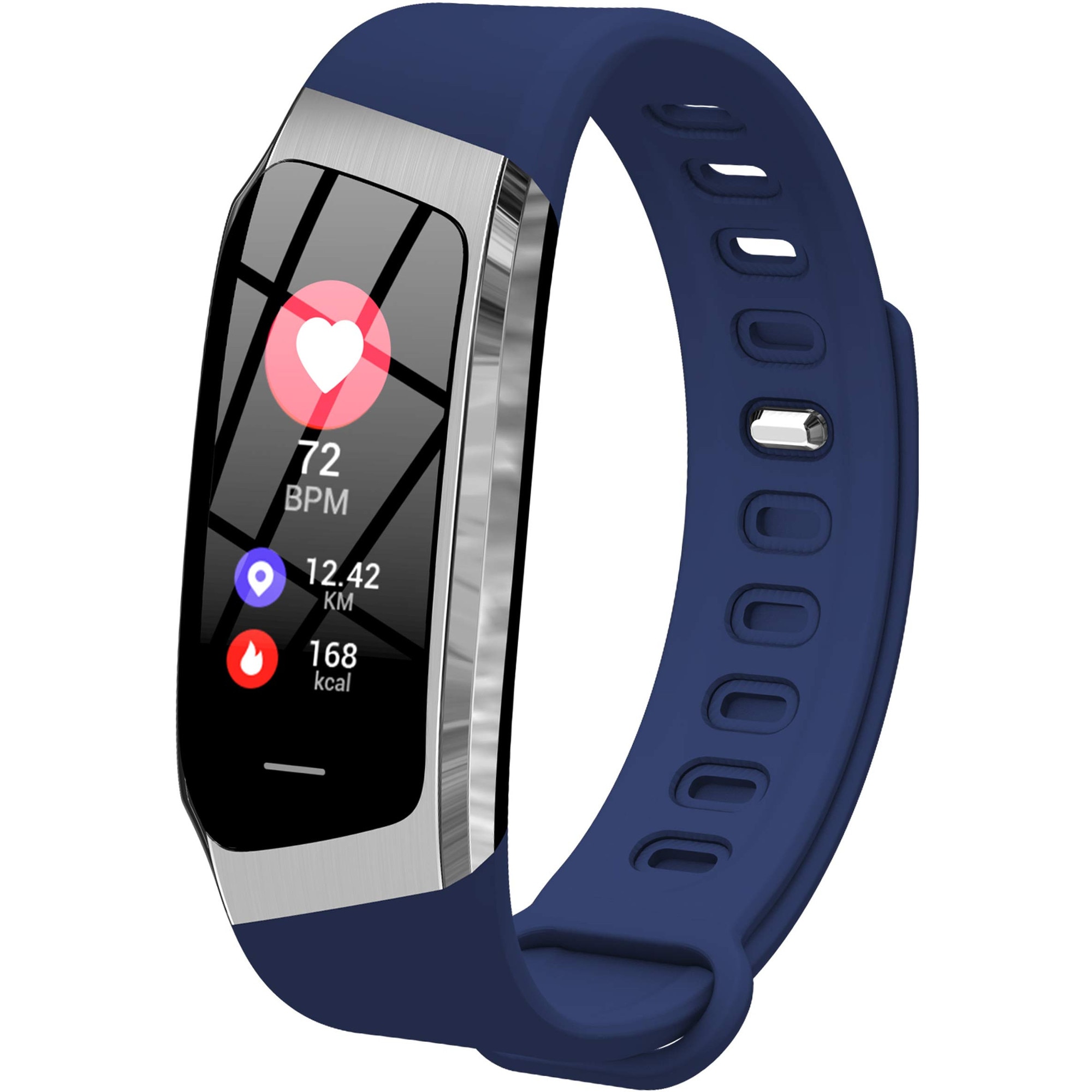 Bratara fitness, Ulisem, monitor ritm cardiac si tensiune, ecran color ...