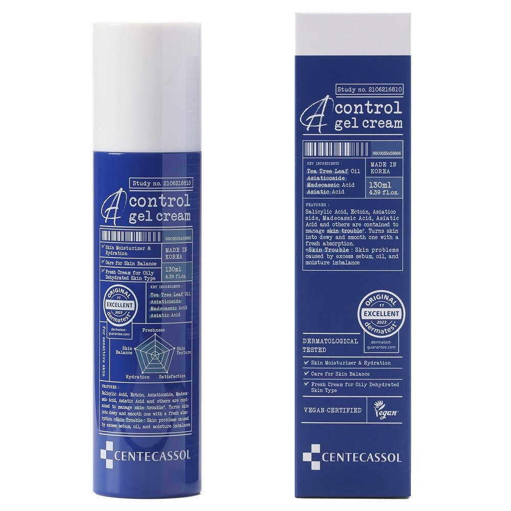 Gel-Crema Antirid, Hidratanta si Control Sebum, Centecassol A-Control ...