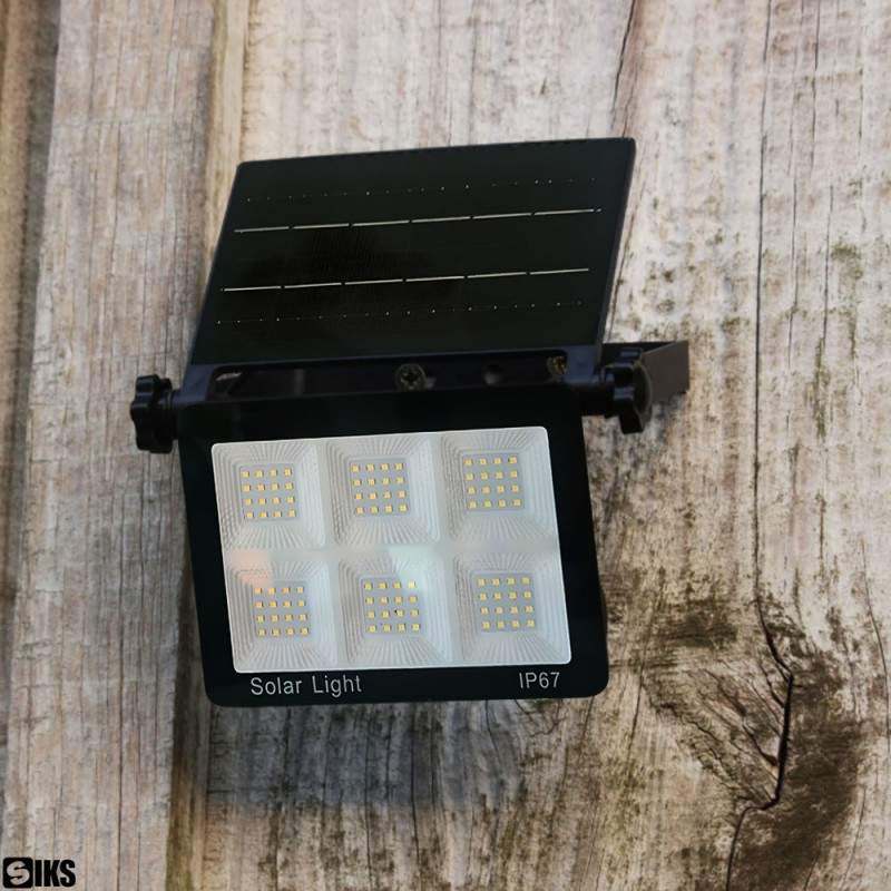 Proiector Led 200W De Exterior SIKS Cu Panou De Incarcare Solara, Lampa ...