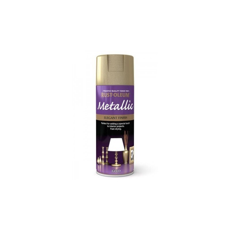 Vopsea Metalizata Gold 400ml, Gold - Metallic - eMAG.ro