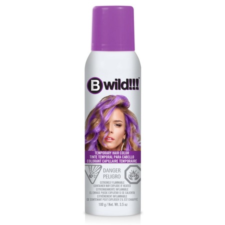 Spray colorant temporar pentru par BWILD - Mov - eMAG.ro