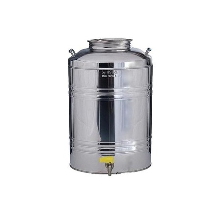 Butoi inox Sansone 50l antimagnetic, recipient din inox 18/10, pentru ...