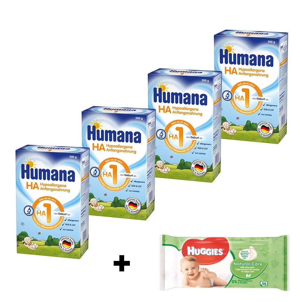 Pachet 4x Humana HA1, 500g - eMAG.ro