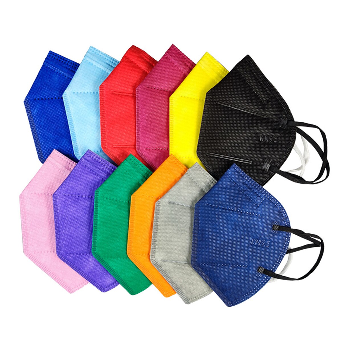 10 masti de protectie FFP2, 5 straturi, KN95, FFP2, Bordo - eMAG.ro