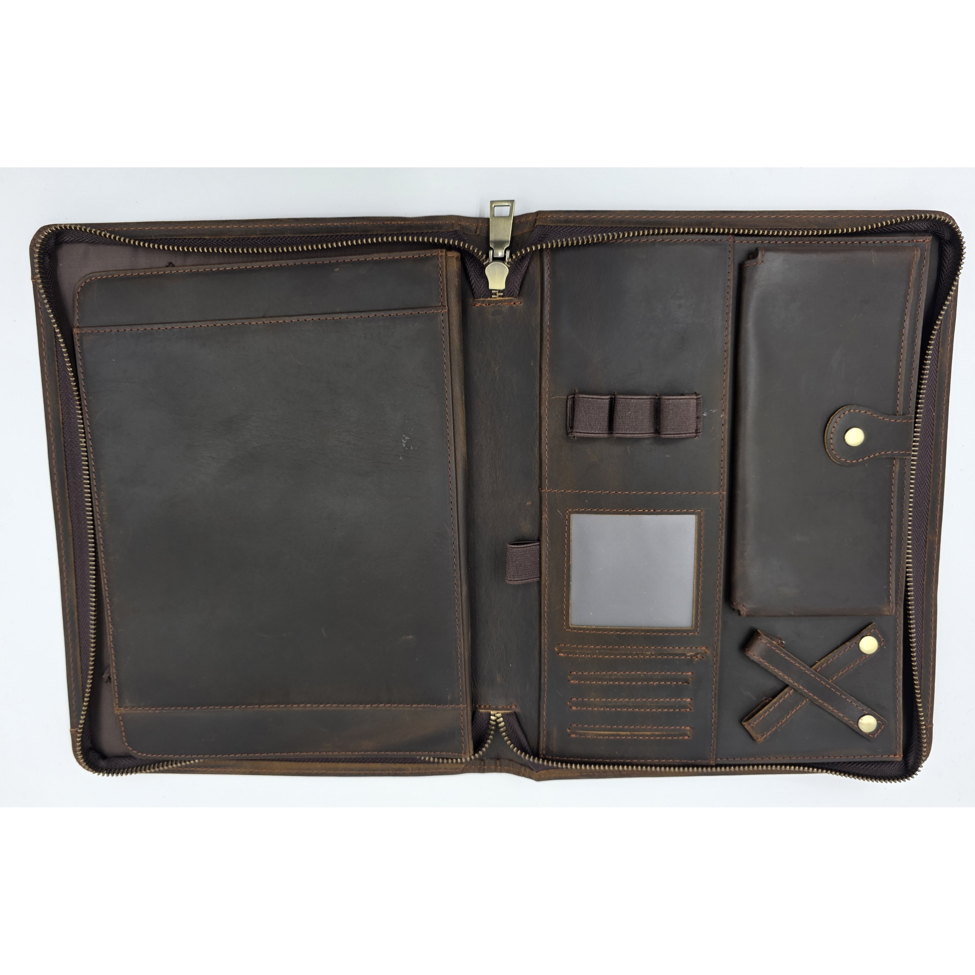 Mapa Port Documente de Lux din Piele Crazy Horse, Lucrat Manual ...