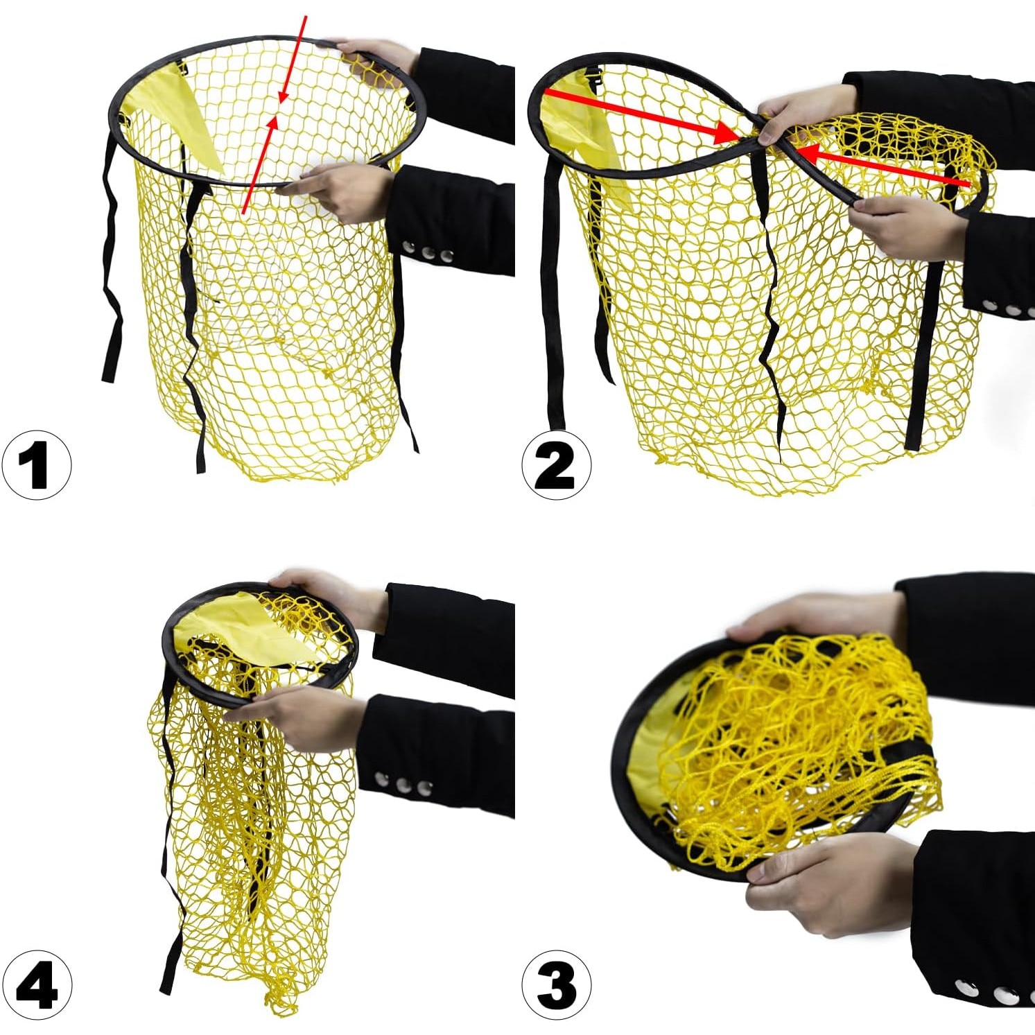 Set de accesorii pentru antrenament de fotbal, format din doua plase de ...