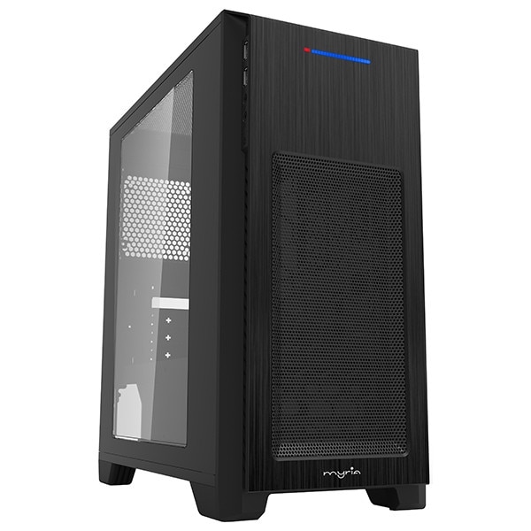 Carcasa Myria MY8733, mATX, black - eMAG.ro