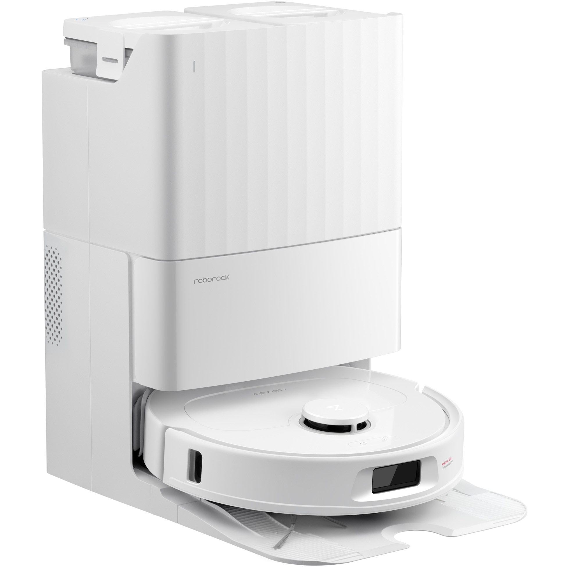 Robot de aspirare Roborock QR 798 W, aspirator si mop cu statie de ...