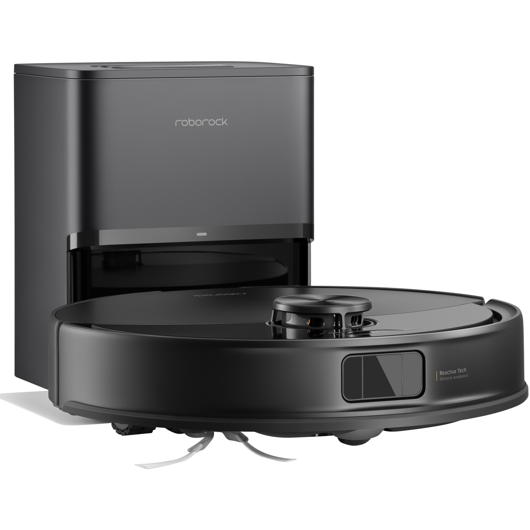 Robot de aspirare Roborock Q10 VF+ B, aspirator si mop cu statie de ...