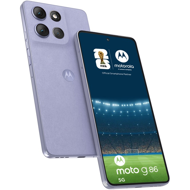 Telefon mobil Motorola Moto g86, 8GB RAM, 256GB, 5G, Cosmic Sky - eMAG.ro