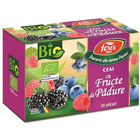 Ceai Fructe de Padure Bio 20 plicuri - eMAG.ro