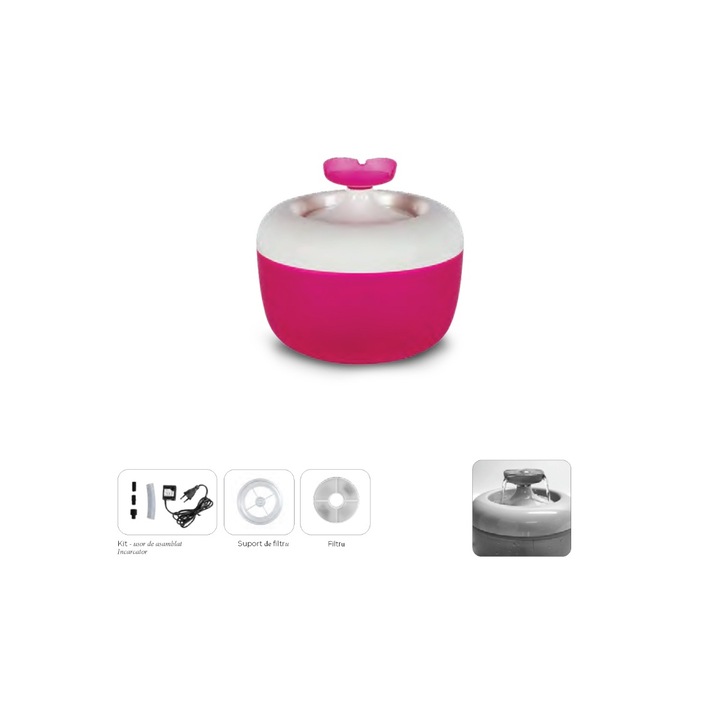 Fantana de Apa MALAGA LALEA (1.7 L, Fucsia) - Dispenser Apa Proaspata ...