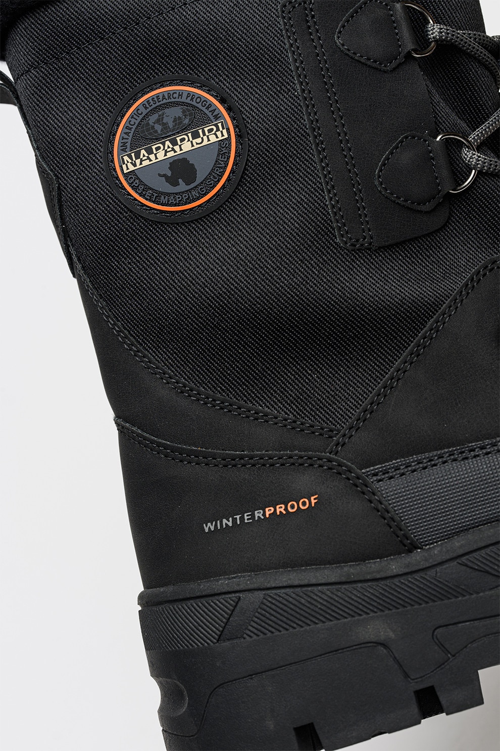 Napapijri, Cizme de iarna cu siret Napapijri, Gri antracit, 42 - eMAG.ro