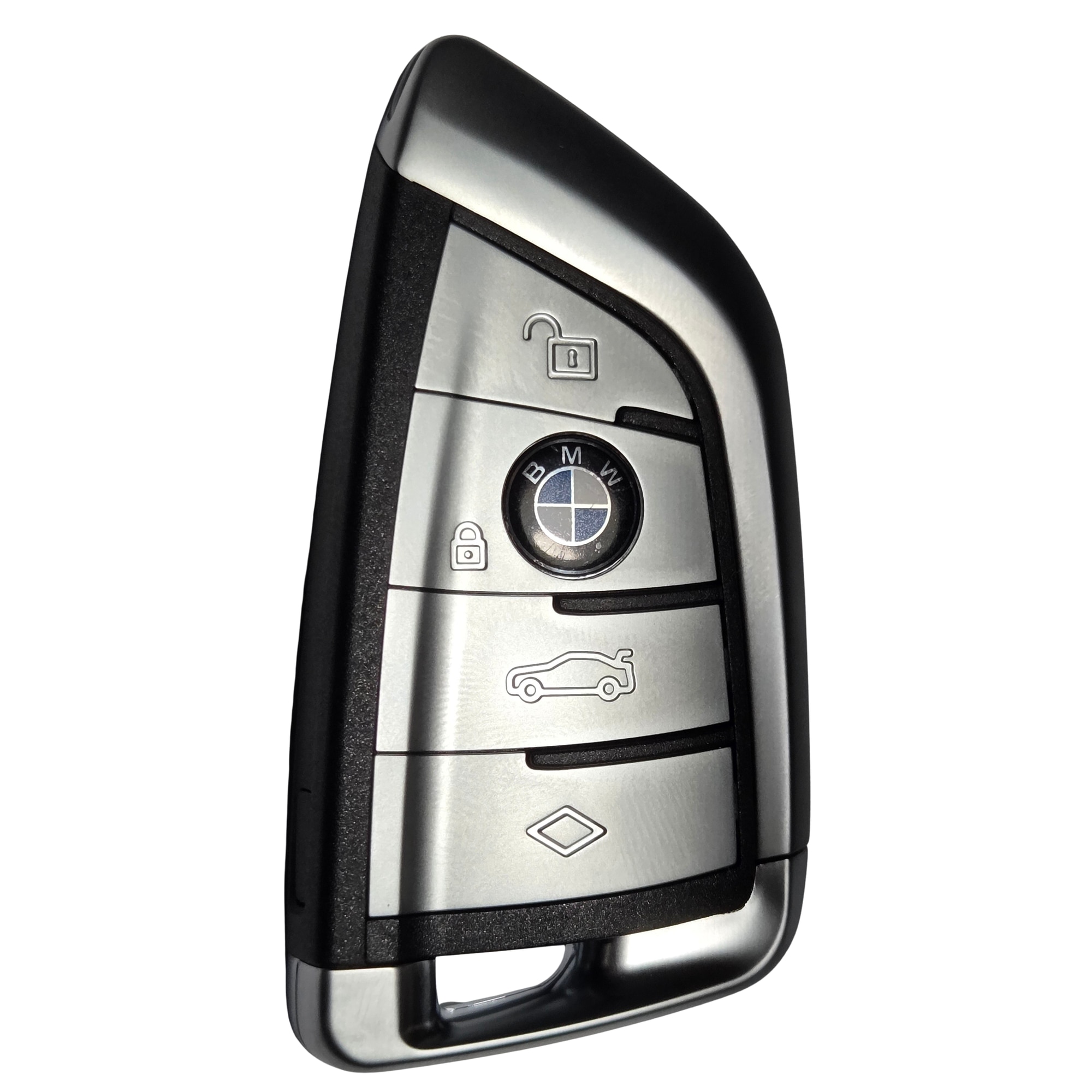Carcasa cheie BMW knife X5 X6 cu 4 butoane, gri, cu breloc MATY KEY ...