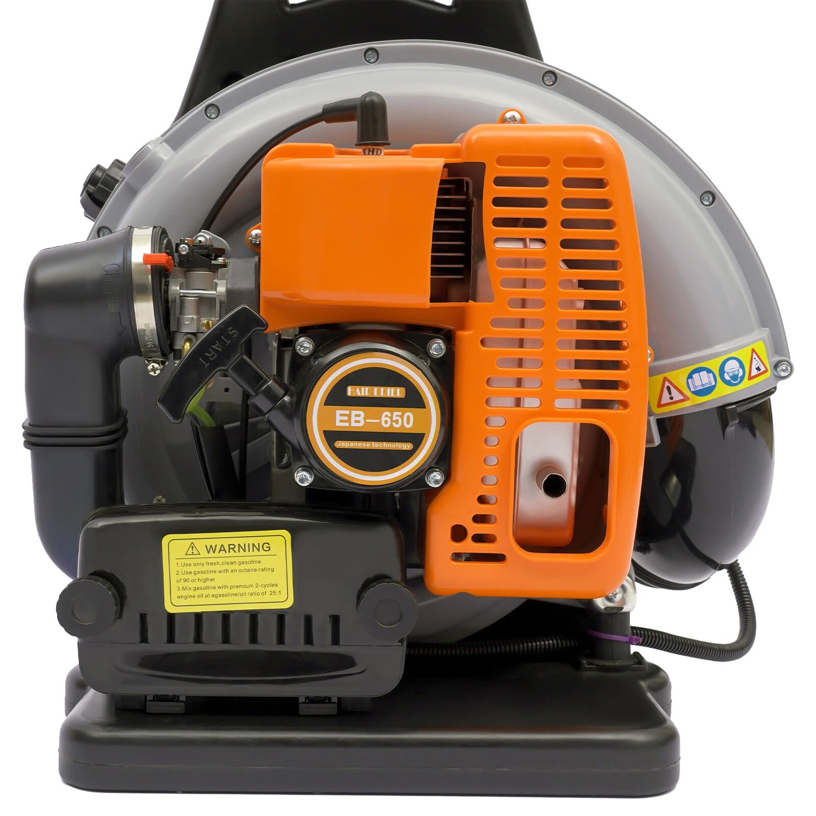 Suflanta de frunze tip rucsac, 63CC, 2.7 kW, 6800 r/min, 37.2x33x54cm ...