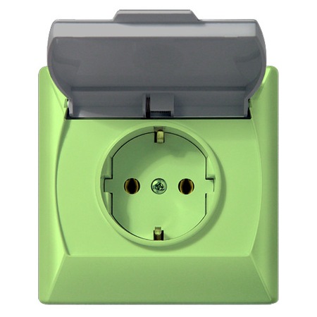 Priza schuko IP-45 vernil AKCENT - eMAG.ro