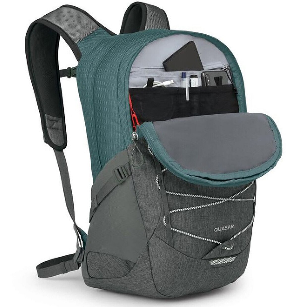 Rucsac Osprey Quasar, gri-albastru - eMAG.ro