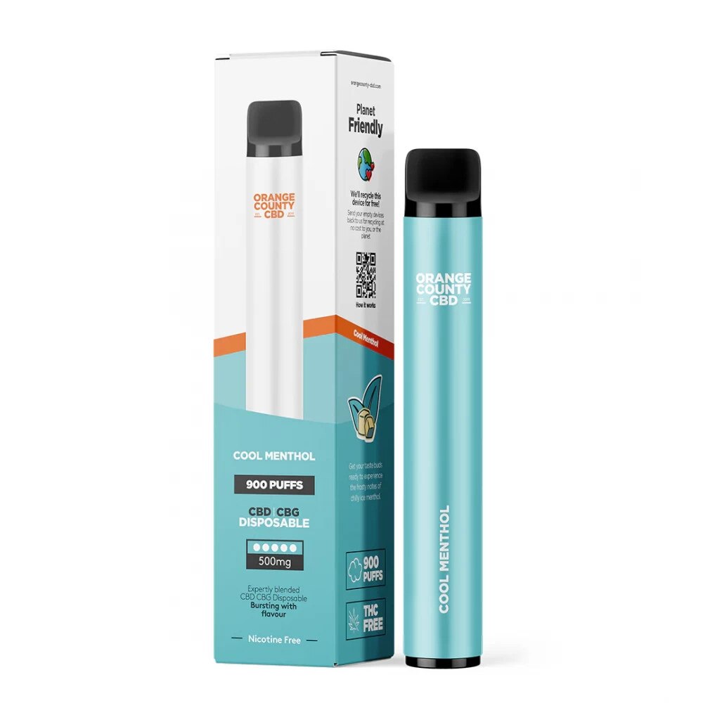 Tigara electronica de unica folosinta, Orange County CBD 500mg, aroma ...