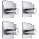 Carlige pentru prosoape Huideng, set 4 buc, inox rezistent la apa ...