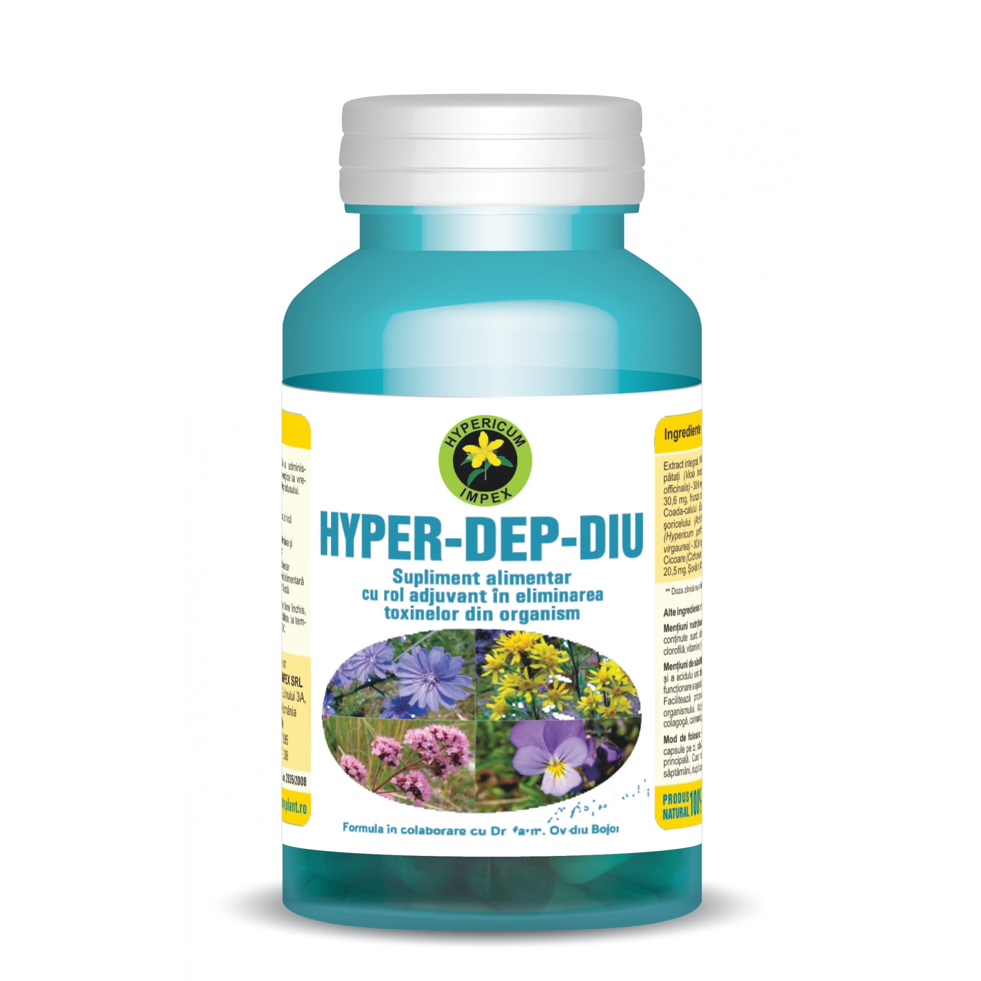 Hyper Dep-Diu 60 capsule Hypericum Impex - eMAG.ro