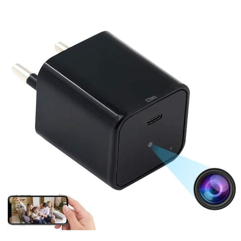 Mini Camera Spion Ascunsa In Incarcator USB Type C SIKS, Full HD ...