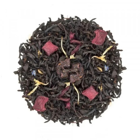 Ceai Negru Indian cu Visine, Albastrele Albe si Flori de Rodie, Red ...