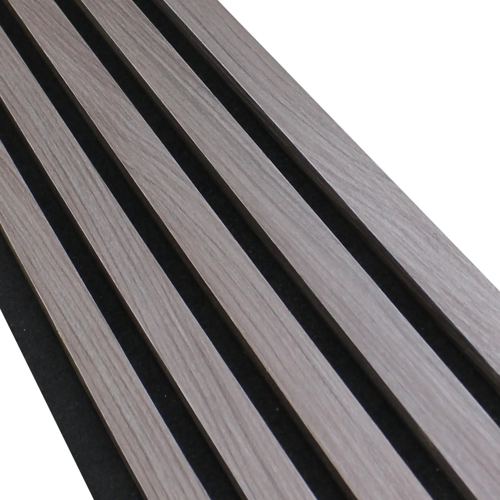 Riflaj Decorativ Tip Panou Acustic Mocha PVC din fetru cu lamele din ...