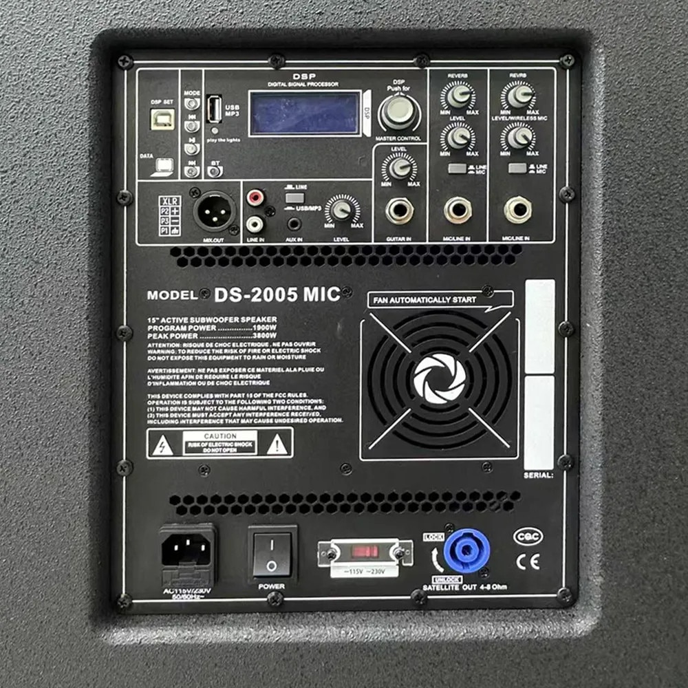 Sistem Audio Profesional Vlliodor – Boxe Active cu Subwoofer, 3800W ...