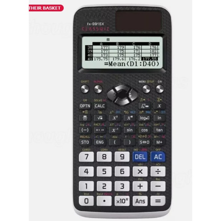 Calculator stiintific avansat Fx-991ex Classwiz, 552 functii, display ...