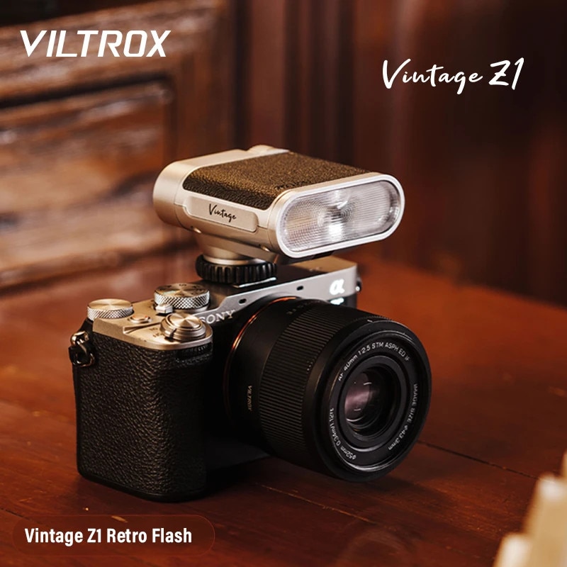 Mini Blitz pentru camera foto, 68x50x74mm, 6500K, 12W, negru/argintiu ...