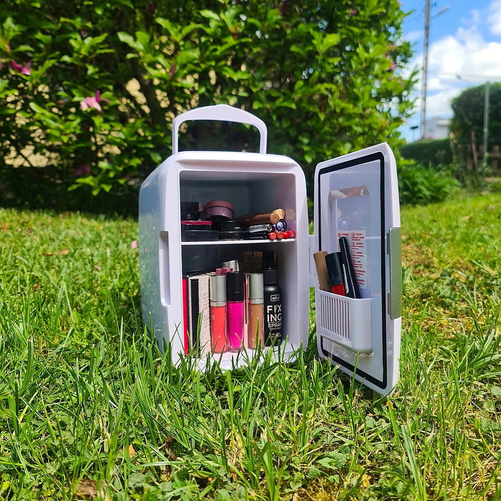 Mini Frigider 4L Portabil 2-in-1 cu Functie de Racire si Incalzire ...