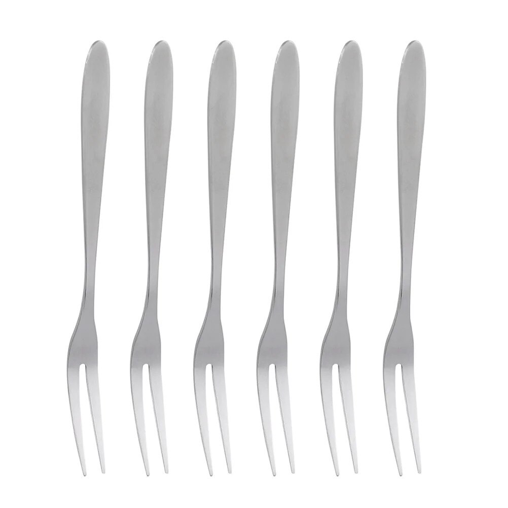 Set 20 furculite din otel inoxidabil pentru fructe, design practic ...
