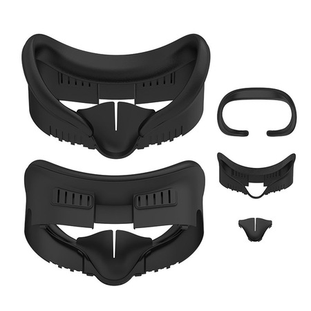 Masca VR Garsonal Meta Quest 3, ventilatie imbunatatita, piele PU ...