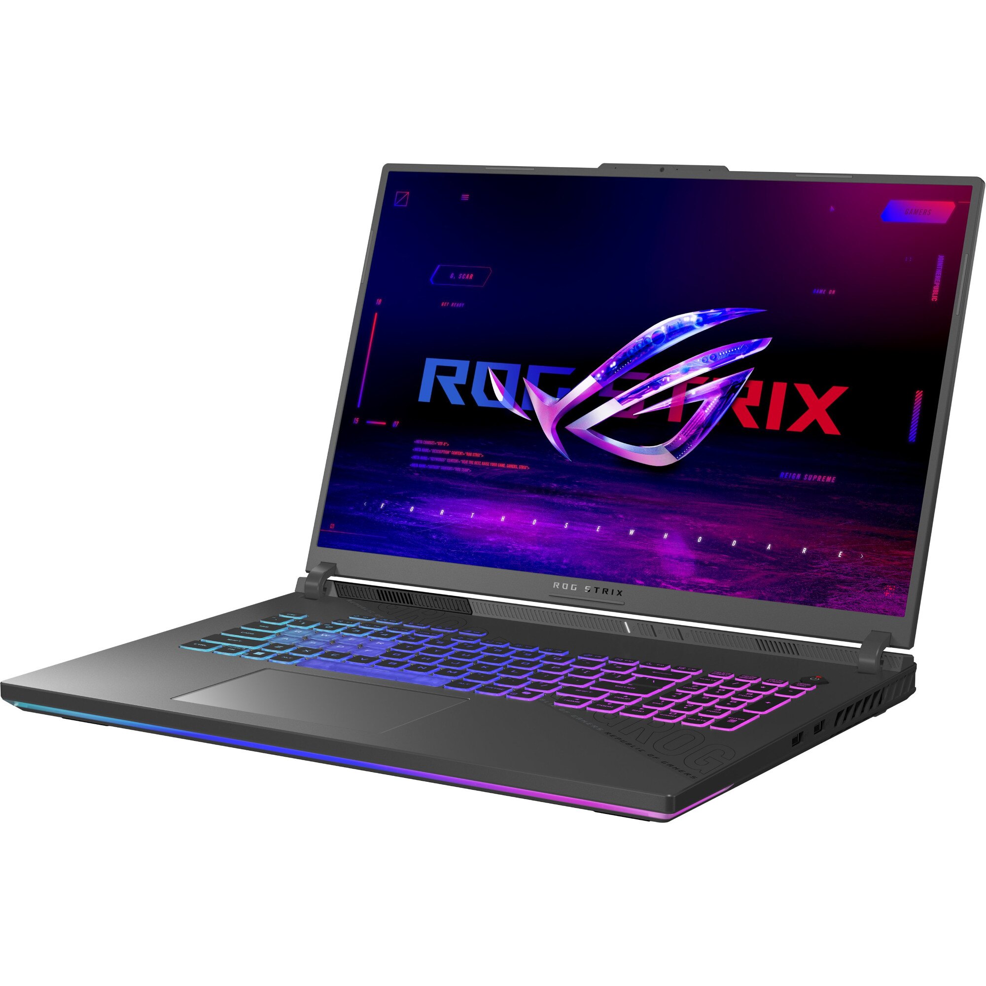 Лаптоп ASUS ROG Strix G18 2025 G814PM-S9028 с AMD Ryzen 9 7940HX (2.4/5.2GHz, 16M), 64 GB, 1TB M ...