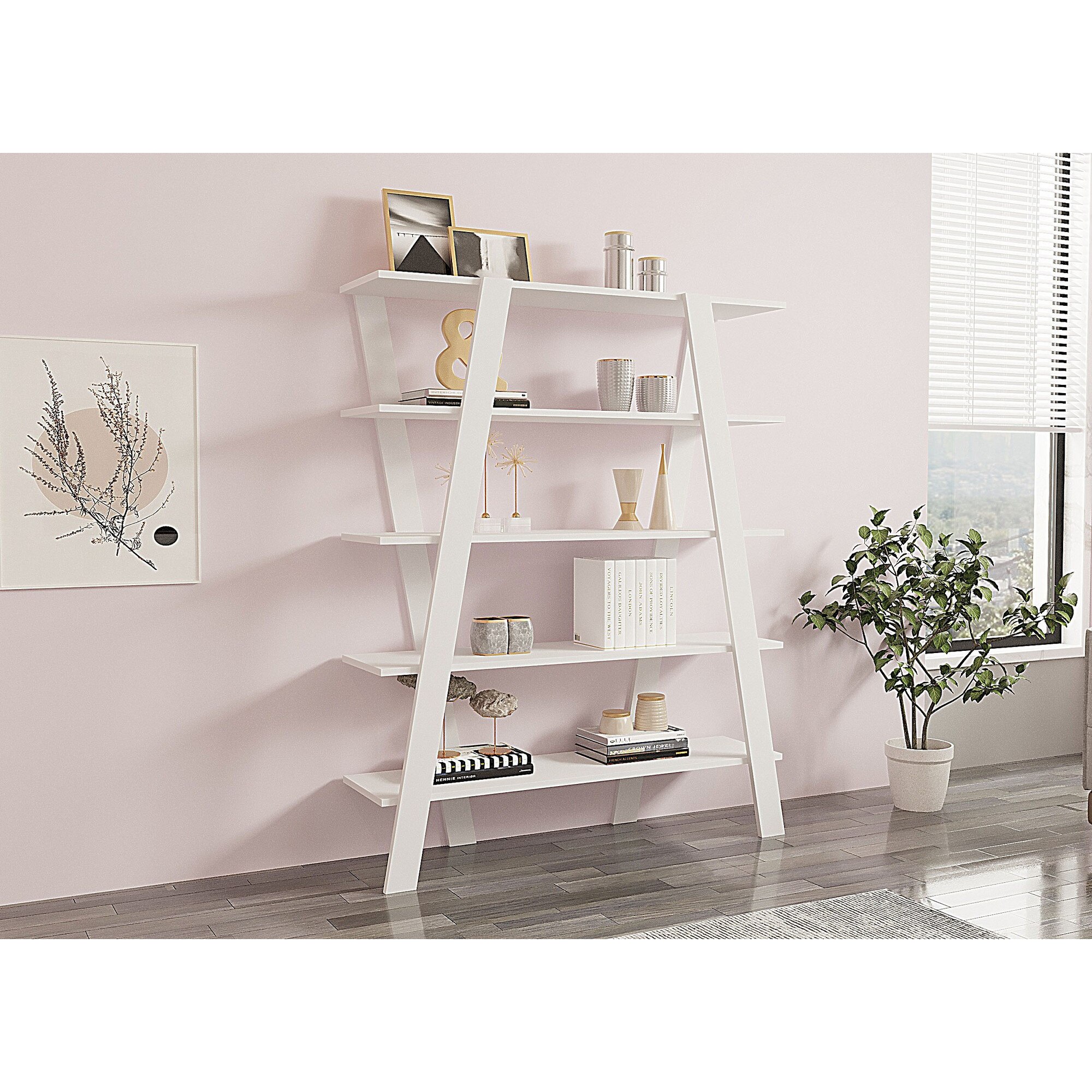 Polc, Woody Fashion 2227, 120x150x25cm, sok polccal - eMAG.hu