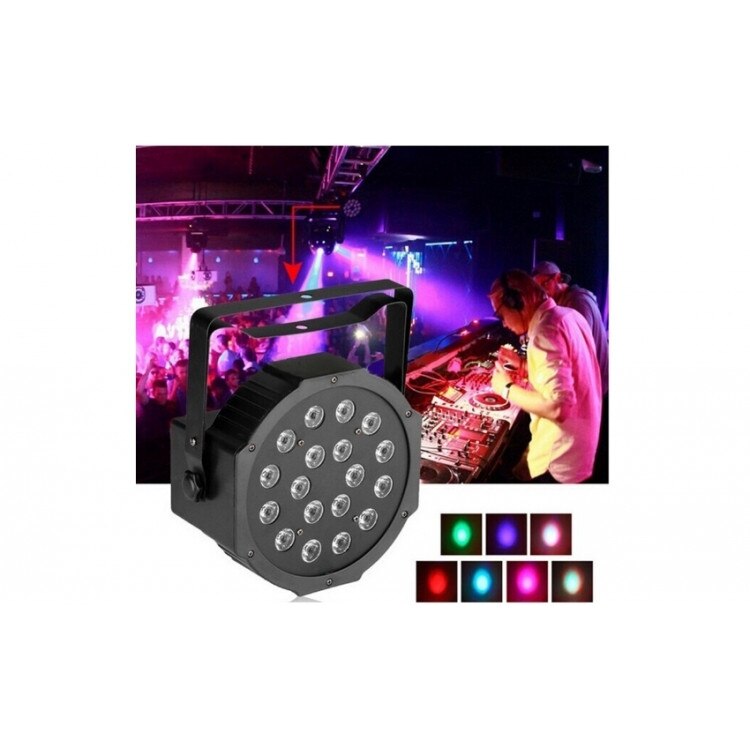 Proiector Par Led RGB, 18x1W - eMAG.ro